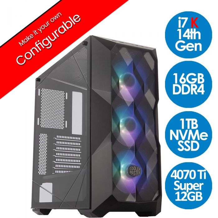 Intel i7 14700K RTX 4070 Ti SUPER V2.0 Watercooled Gaming PC