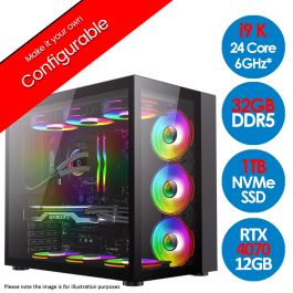 Intel Core i9 14900K RTX 4070 Infinity Vader v1.9 Gaming PC