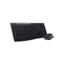 Logitech Wireless MK270 Keyboard and Mouse - Black - Retail
